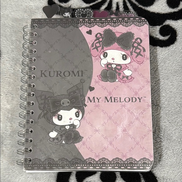 Sanrio | Office | Kuromi And My Melody Spiral 6 Subject Notebook With ...